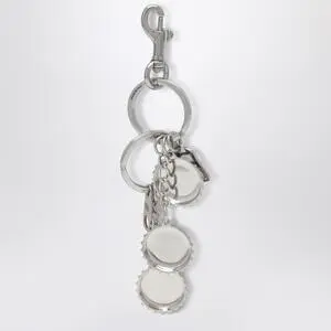 Balenciaga Logo Bottle Cap Keyring Charm