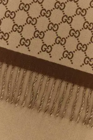 Gucci Embroidered Wool Scarf