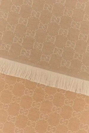 Gucci Embroidered Wool Scarf