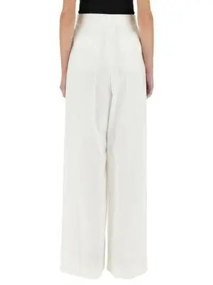Givenchy Cotton Pleated Pants - White