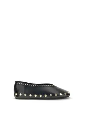 GANNI Jenny Ballerinas - Black