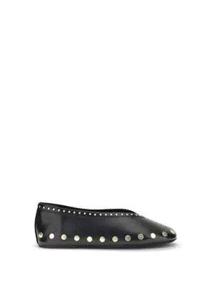 GANNI Jenny Ballerinas - Black