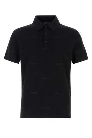 Gucci Embroidered Wool Blend Polo Shirt - Multicolor