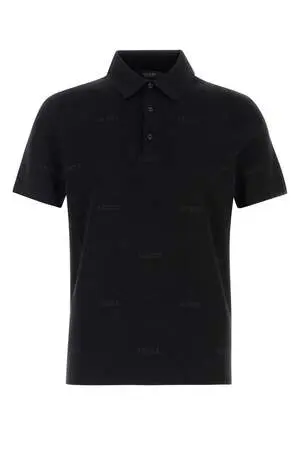 Gucci Embroidered Wool Blend Polo Shirt - Multicolor