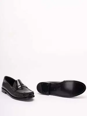 Saint Laurent Calf Leather Loafers - Multicolor