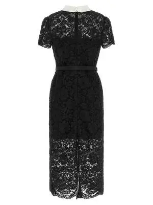 SELF-PORTRAIT Lace Dress With Collar