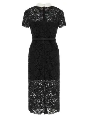 SELF-PORTRAIT Lace Midi Dress