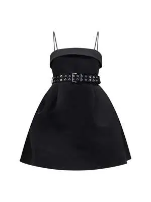 GANNI Satin Dress - Black