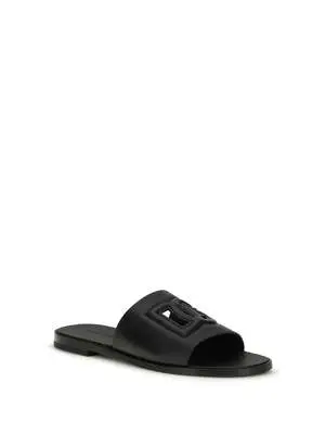 Dolce & Gabbana Logo Sandals - Black