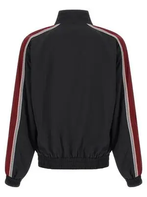 Versace Craquelé-effect Blouson - Black