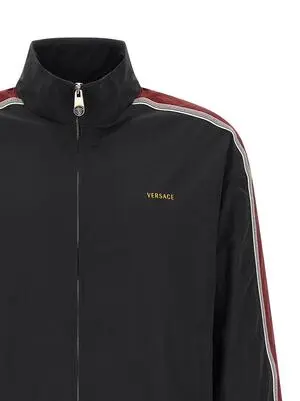 Versace Craquelé-effect Blouson - Black