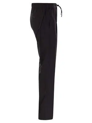 Herno Stretch Nylon Trousers - Black