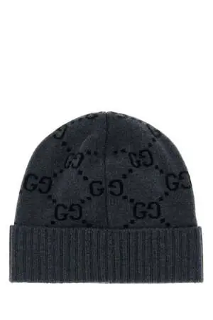 Gucci Embroidered Cashmere Beanie Hat - Multicolor