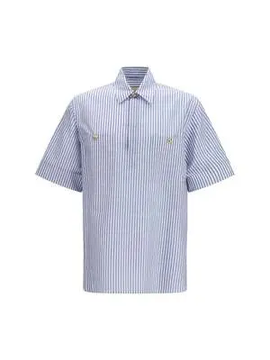 Valentino Garavani Short-sleeve Shirt With Logo Buttons - Multicolor
