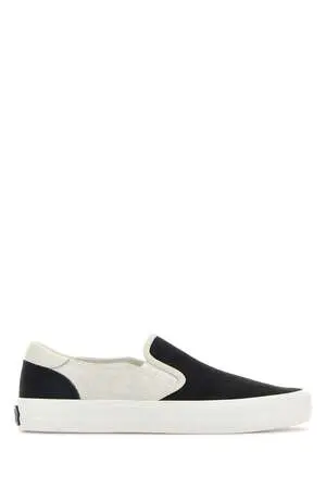 Amiri Leather Laguna Slip Ons - Black