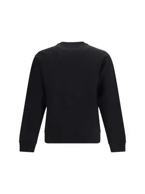 Valentino Garavani Cotton Jersey Crewneck Sweatshirt - Black