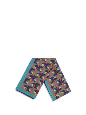 Miu Miu Geometric Print Scarf - Multicolor