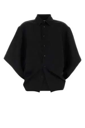 Bottega Veneta Twill Oversize Shirt - Black