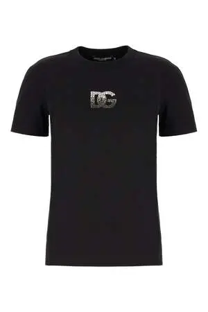 Dolce & Gabbana Embellished Logo T-shirt - Multicolor