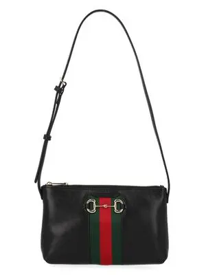 Gucci Horsebit Web Mini Bag - Black