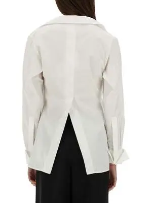 Givenchy Cotton Wrap-around Shirt - White