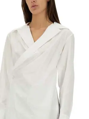 Givenchy Cotton Wrap-around Shirt - White
