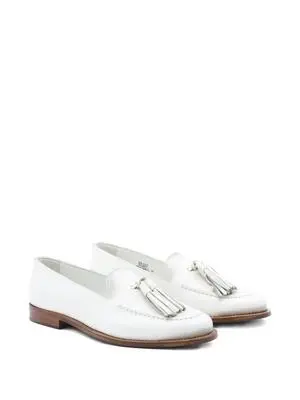 Church's Smooth Leather Loafers With Tassels - White