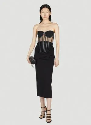 Dolce & Gabbana Kim Embellished Corset Top