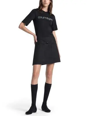 COURREGES T-shirt Con Logo