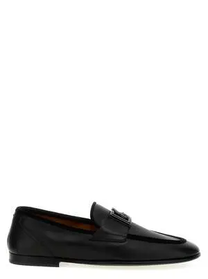 Dolce & Gabbana Logo Loafers - Black