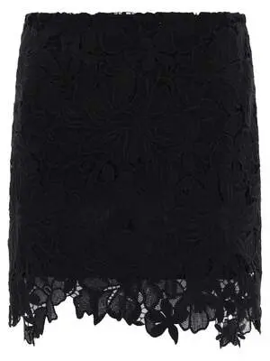 Sportmax Macramé Mini Skirt - Black