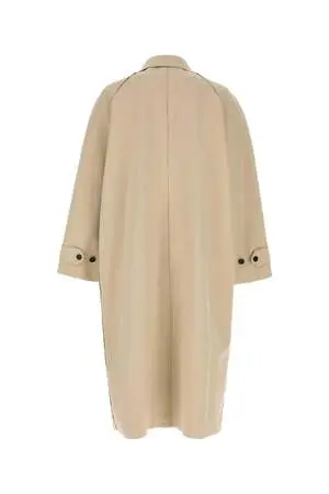 Balenciaga Beige Cotton Trench Coat