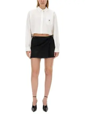 Givenchy Voyou Wrap Skirt - Black