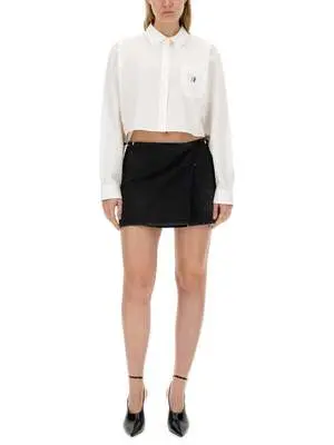 Givenchy Voyou Wrap Skirt - Black