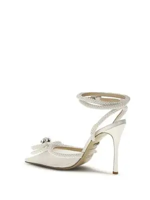 Mach & Mach Double Bow Satin Pumps