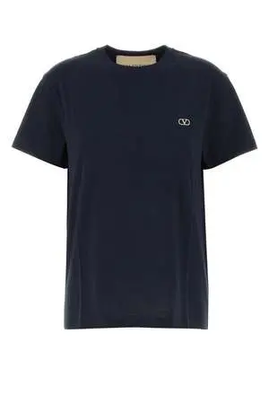 Valentino Garavani Midnight Cotton T-shirt - Blue