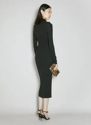 Dolce & Gabbana Chantilly Lace Insert Jersey Dress