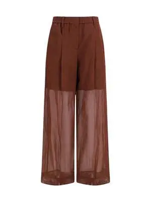 Brunello Cucinelli Sartorial Track Pants - Brown