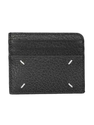 MAISON MARGIELA Portacarte In Pelle - Black