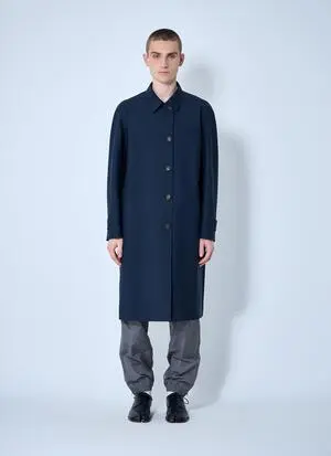 Miu Miu Single-breasted Mohair Coat