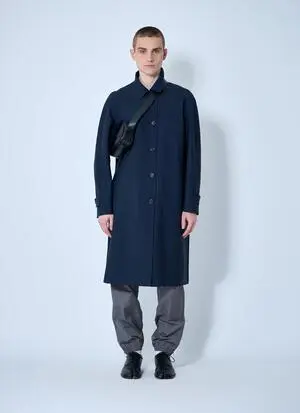 Miu Miu Single-breasted Mohair Coat