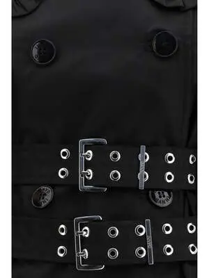 GANNI Belted Double-breasted Coat