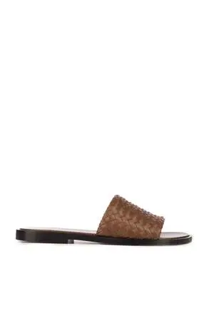 Bottega Veneta Woven Leather Flat Mules