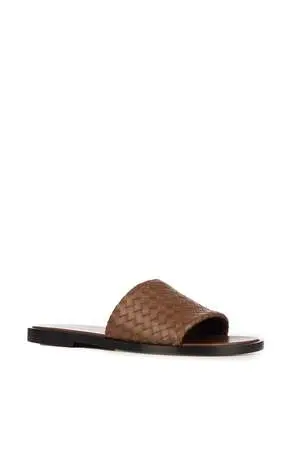 Bottega Veneta Woven Leather Flat Mules