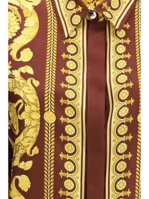 Versace Printed Silk Shirt