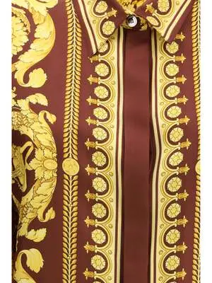 Versace Printed Silk Shirt - Multicolor