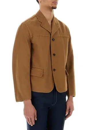 Prada Biscuit Cotton Blazer