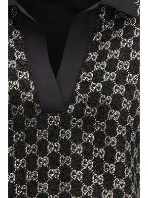 Gucci Wool Lamé Tweed Top