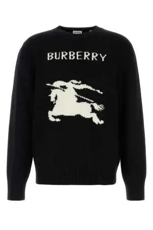 Burberry Wool Blend Sweater - Black