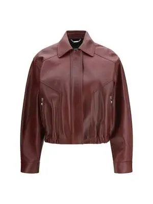 Versace Leather Jacket - Multicolor